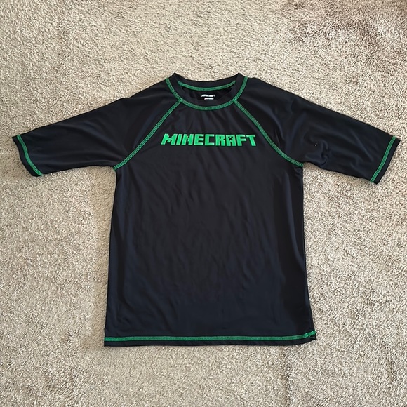 Swim | Minecraft Graphic Rashguard For Boys | Poshmark